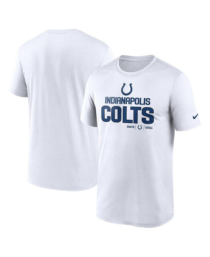 Nike Men's White Indianapolis Colts Legend Community Performance T ...