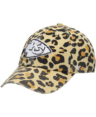 Women's '47 Tan Kansas City Chiefs Bagheera Clean Up Allover Adjustable ...