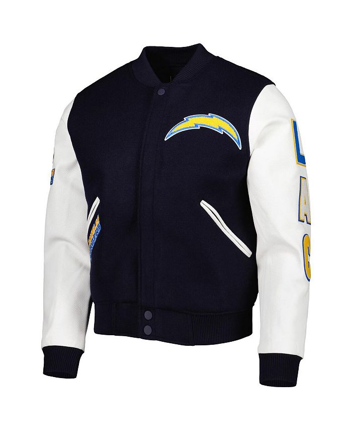 Pro Standard Men's Navy, White Los Angeles Chargers Logo Varsity Full ...