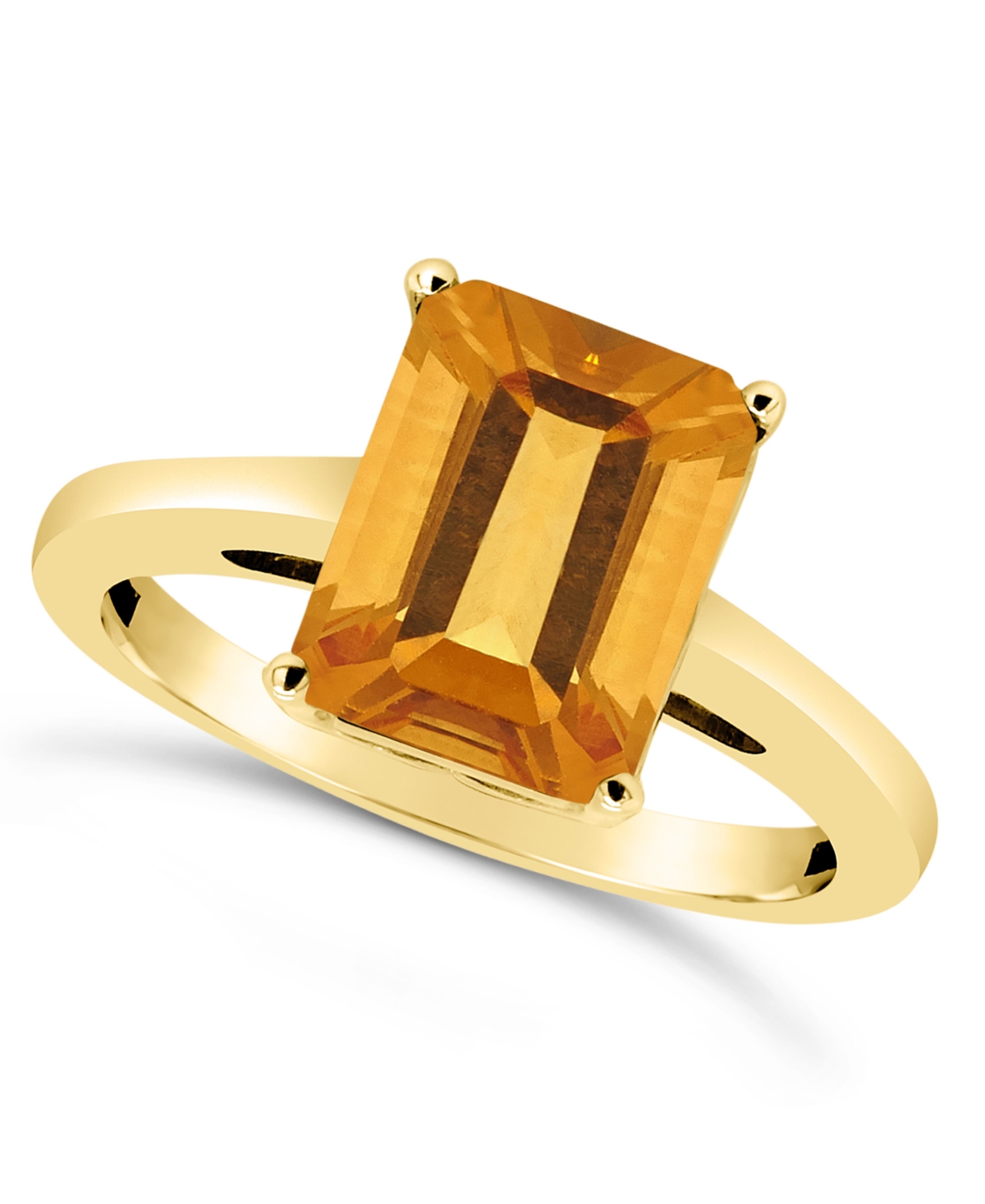 Click here for Macys Citrine (3-1/7 ct. t.w.) Ring in 14K Yellow... prices
