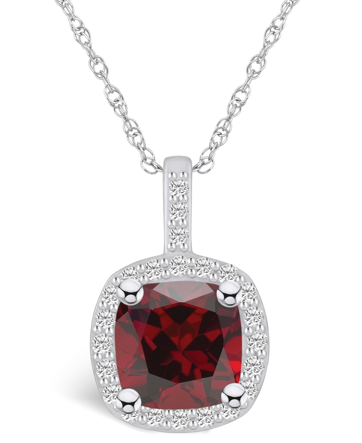Click here for Macys Garnet (2-3/4 Ct. T.w.) and Diamond (1/4 Ct.... prices
