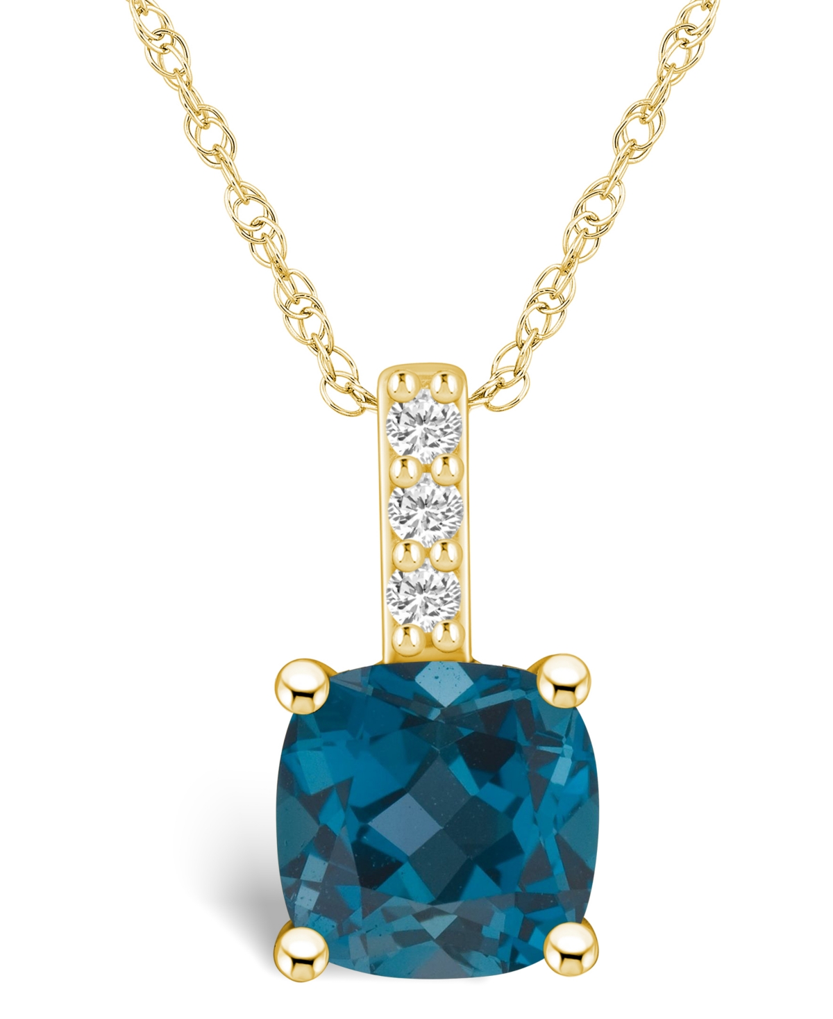 Click here for Macys London Blue Topaz (2-3/4 Ct. T.w.) and Diamo... prices