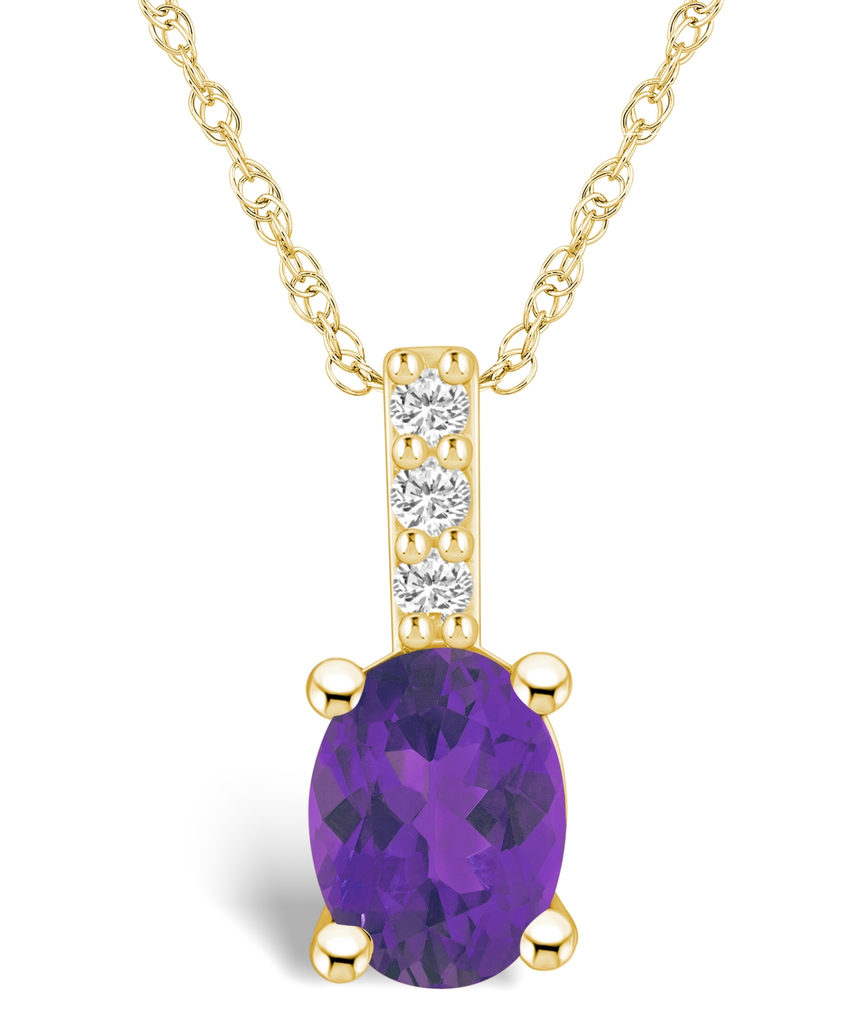 Click here for Macys Amethyst (1-1/5 Ct. T.w.) and Diamond Accent... prices