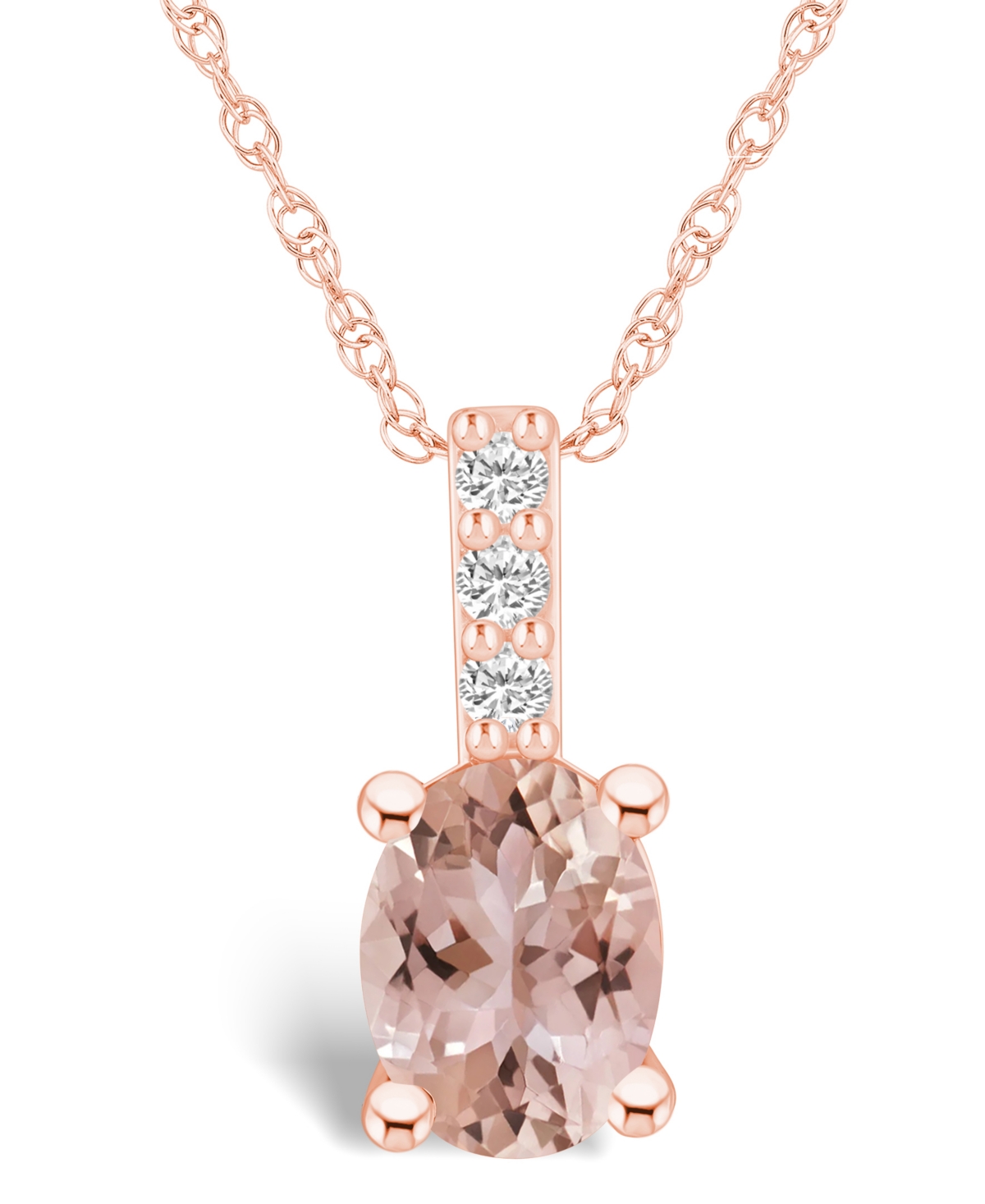 Click here for Macys Morganite (1-1/7 Ct. T.w.) and Diamond Accen... prices