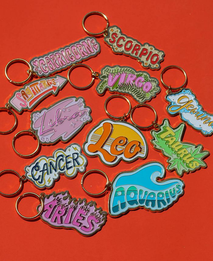 Wild Rose Shop + Studio Zodiac Keychain - Macy's