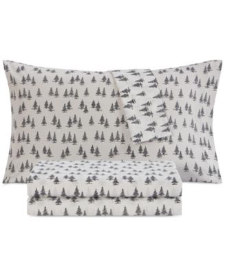 Jessica Sanders Holiday Printed Microfiber 4-piece Sheet Set, Full ...