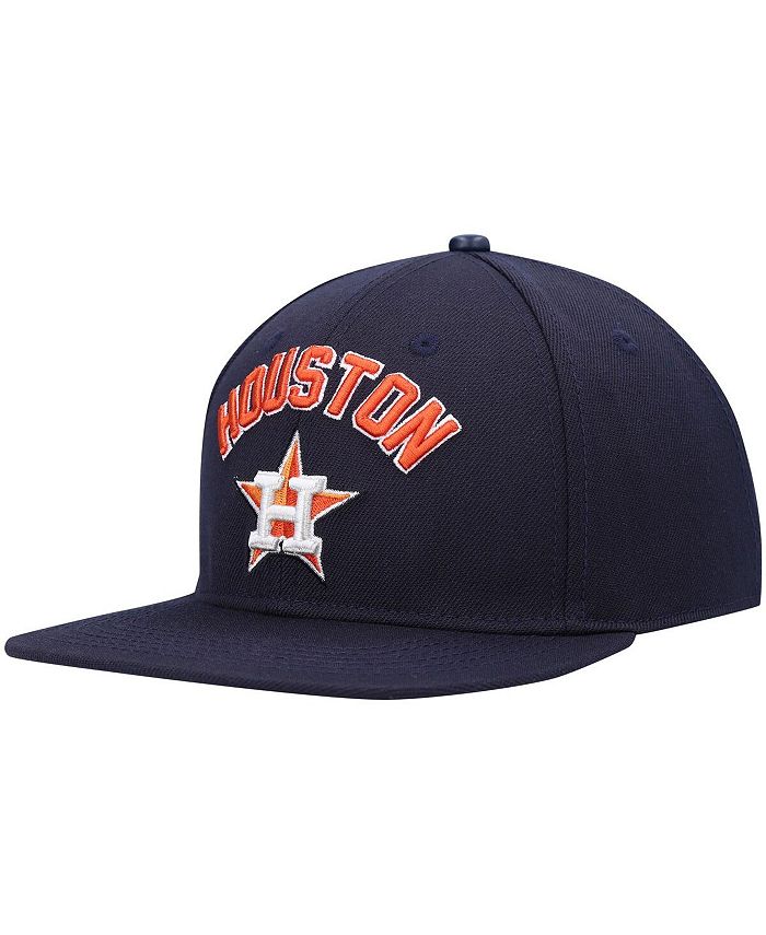 Pro Standard Men's Navy Houston Astros Stacked Logo Snapback Hat - Macy's