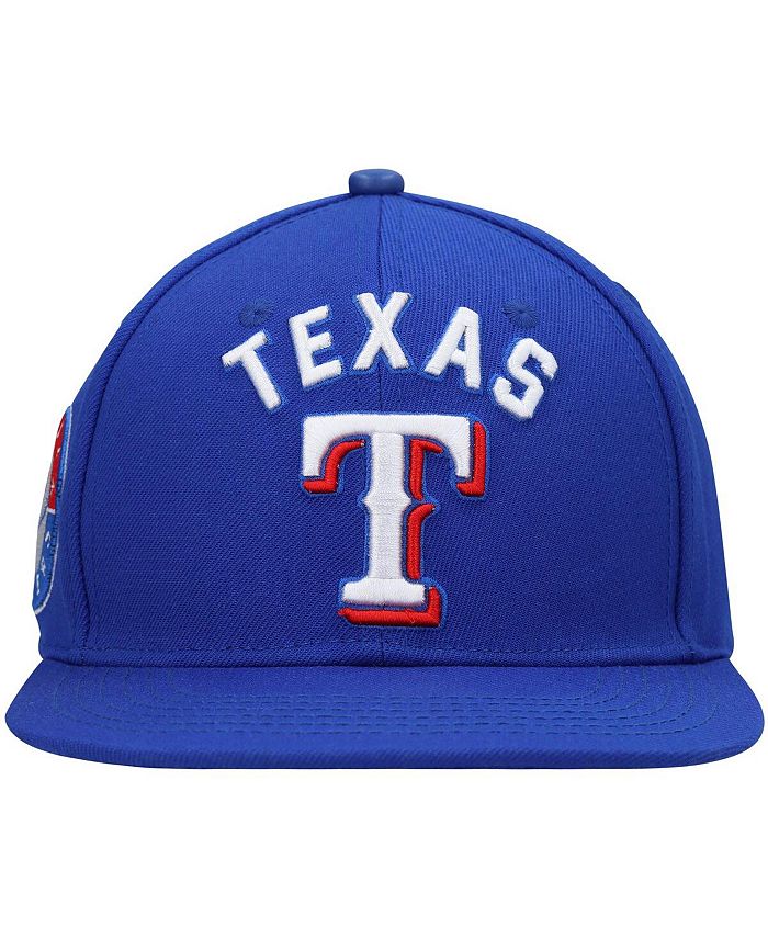 Pro Standard Men's Royal Texas Rangers Stacked Logo Snapback Hat - Macy's