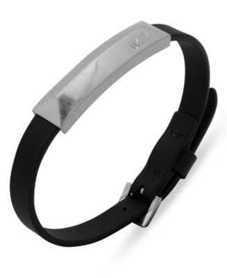DKNY Men's ID Buckle Bracelet - Macy's
