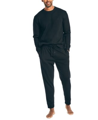 Nautica Men’s Waffle Knit Thermal Pajama Set & Reviews - Pajamas ...
