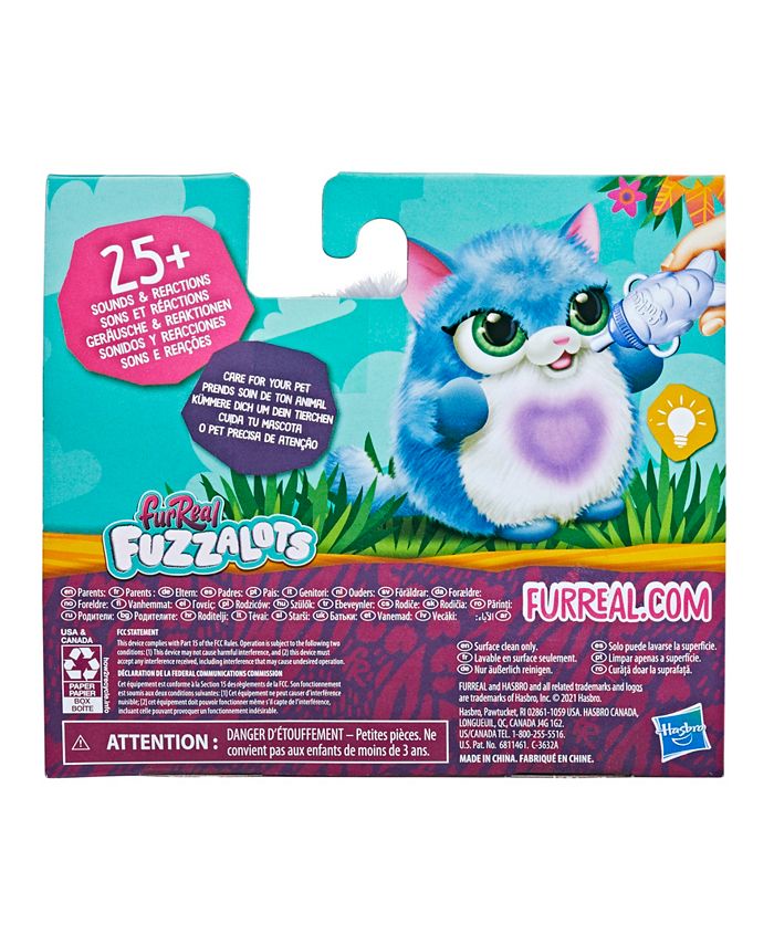 FurReal Fuzzalots Kitty Color-Change Interactive Feeding Toy Set - Macy's