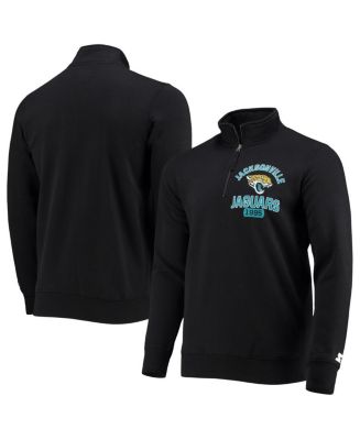 Men's Starter Black Jacksonville Jaguars Heisman Quarter-Zip Jacket ...