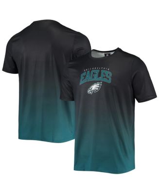 Men's FOCO Black, Midnight Green Philadelphia Eagles Gradient Rash ...