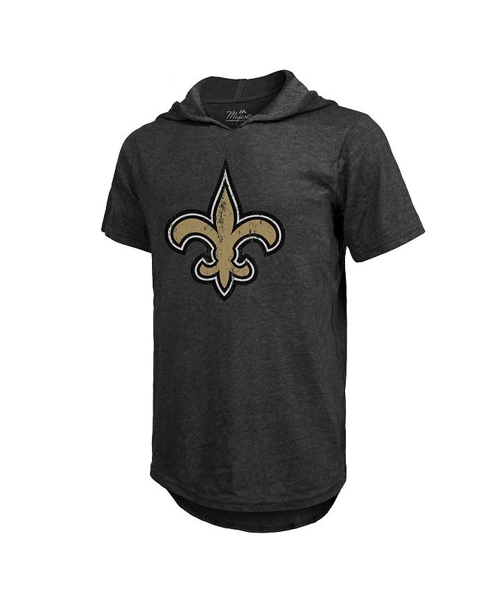 Majestic Men's Threads Tyrann Mathieu Black New Orleans Saints Player Name & Number Short Sleeve ...