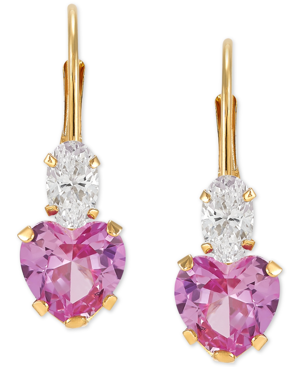 Click here for Lab-Grown Pink Sapphire (2 ct. t.w.) & Cubic Zirco... prices