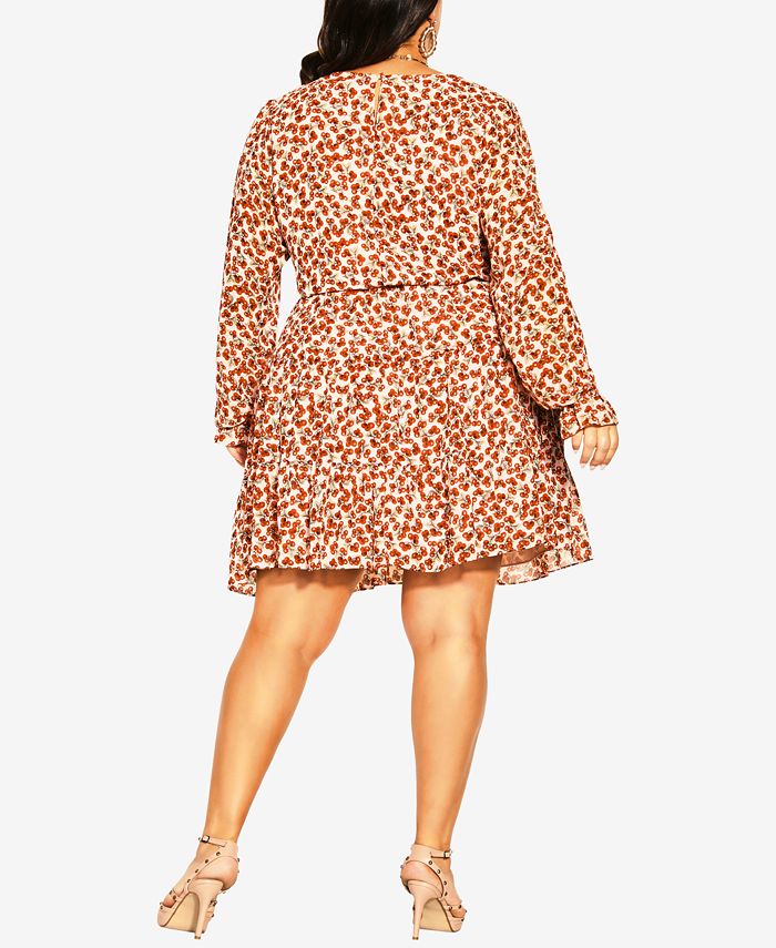 City Chic Plus Size Trendy Aurora Dress - Macy's