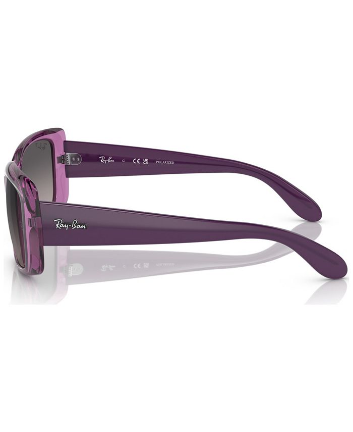 Ray-Ban Women's Polarized Sunglasses, RB438958-YP & Reviews - Women's ...