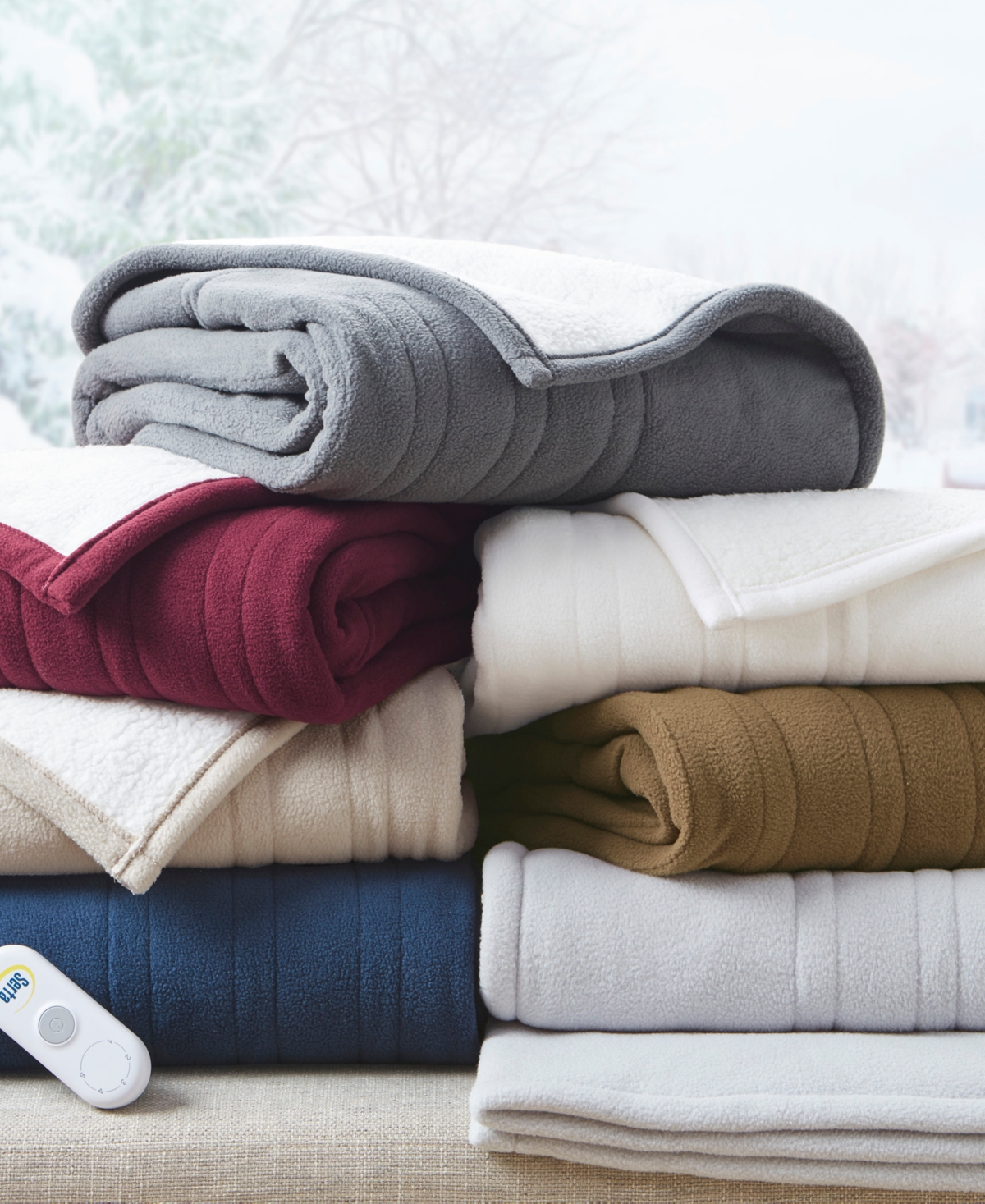 Click here for Serta Electric Reversible Fleece to Sherpa Throw... prices
