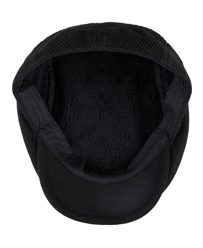 Levi's Men's Knit Flat Top Ivy Cap with Sherpa Fleece Lining & Reviews ...