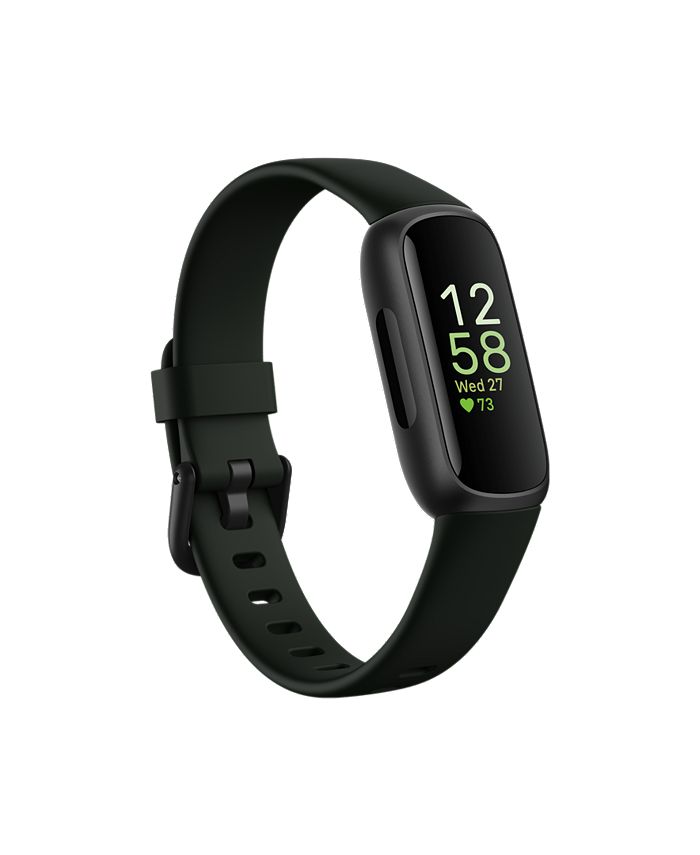 Fitbit Inspire 3 Midnight Zen Wellness Tracker Watch, 19.5mm - Macy's