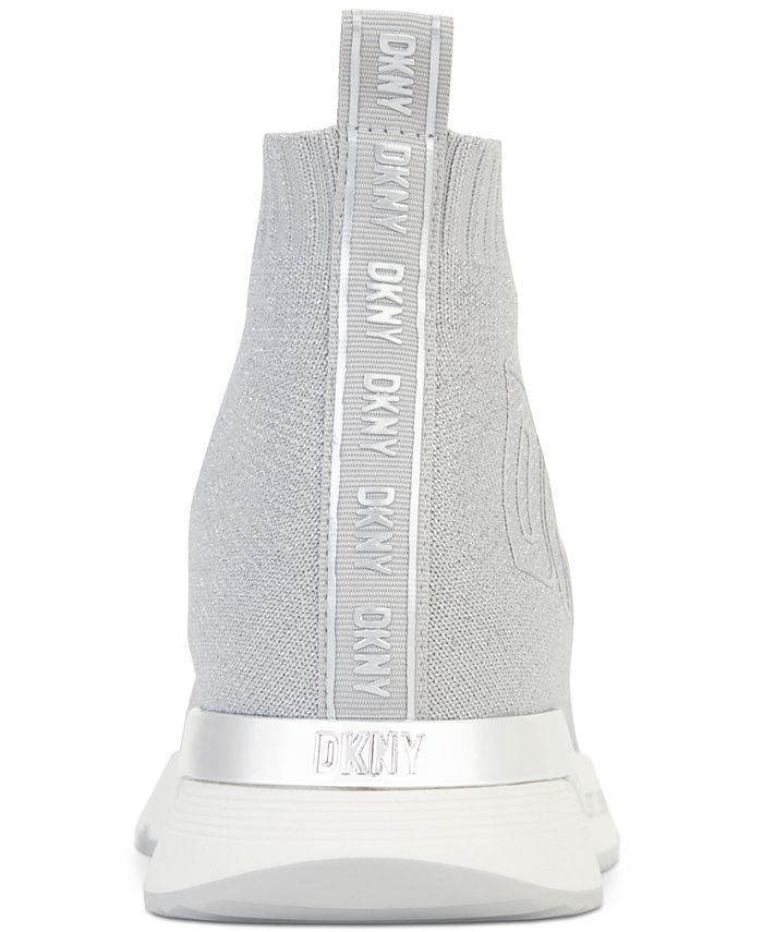 DKNY Women's Nona Pull-On Logo Sock Sneakers - Macy's