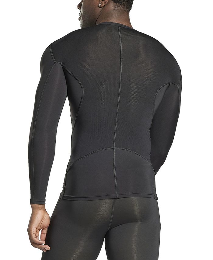 Reebok Men's Workout Ready Compression Long-Sleeve T-Shirt - Macy's