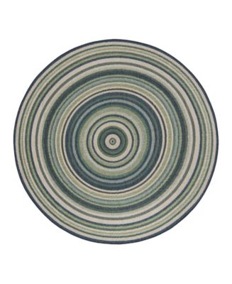 Bayshore Home Rosario Outdoor RSO-04 7'10" x 7'10" Round Area Rug - Macy's