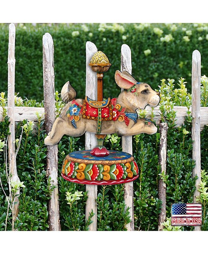 Designocracy Carousel Bunny Decor - Macy's
