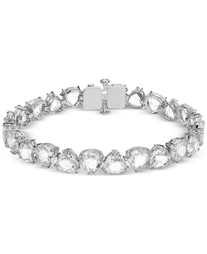Swarovski Silver-Tone Millenia Crystal Bracelet - Macy's