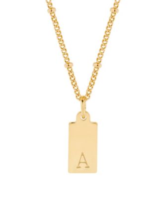 Macy's initial pendant necklace store