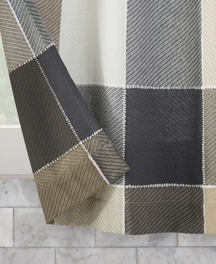 Archaeo Colorblock Plaid Curtain Collection - Macy's