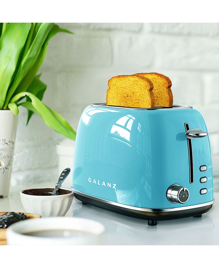 Galanz Retro Wide-Slot 2-Slice 6-Shade Bread Toaster - Macy's