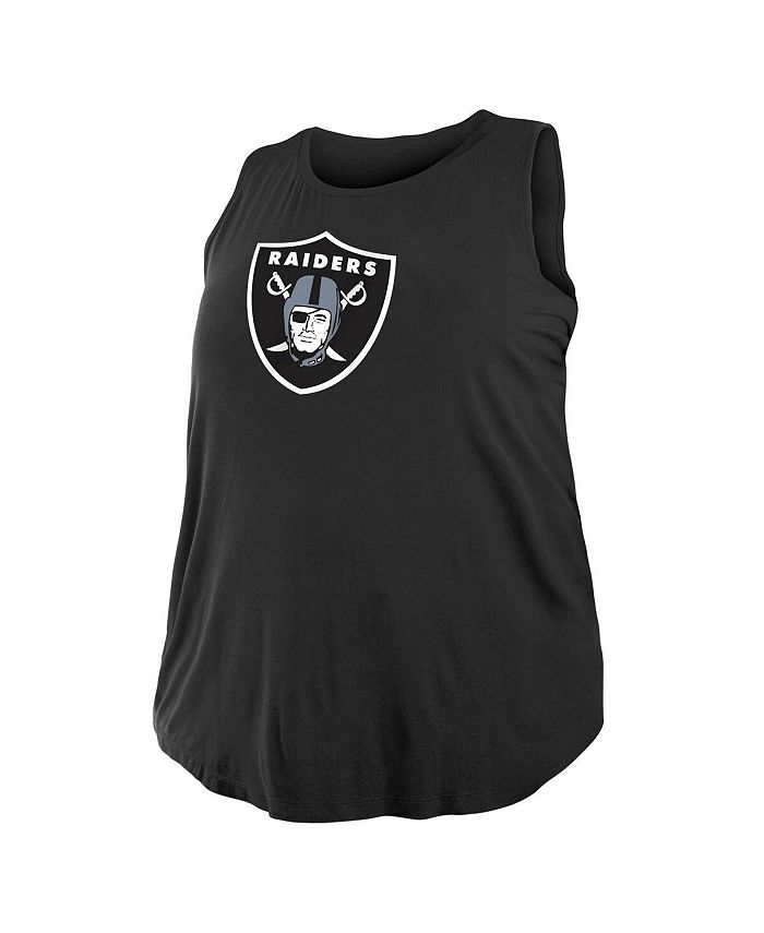 New Era Women's Black Las Vegas Raiders Plus Size Tank Top - Macy's
