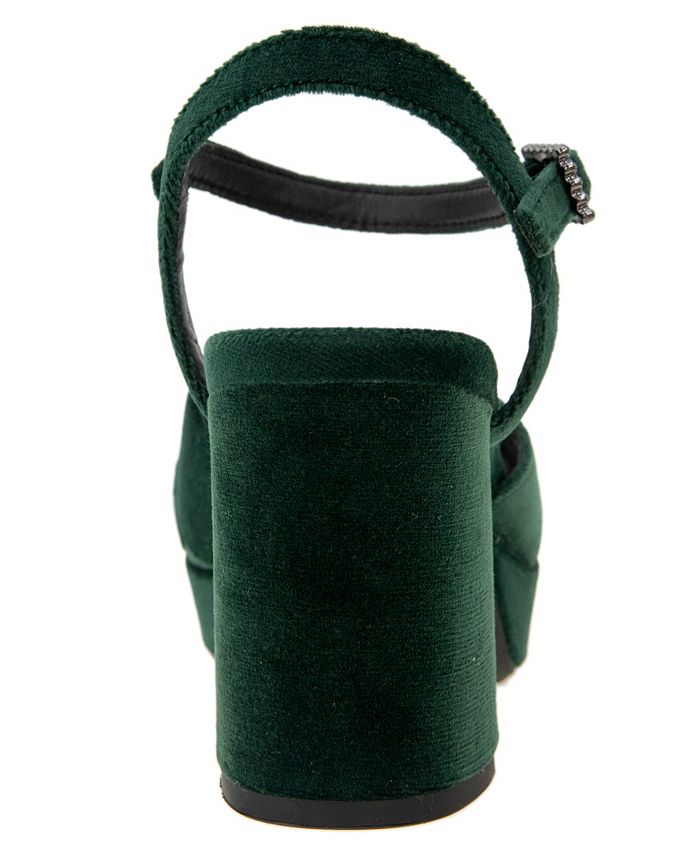 Kenneth Cole Reaction Women's Reeva Criss-Cross Platform Dress Sandals ...