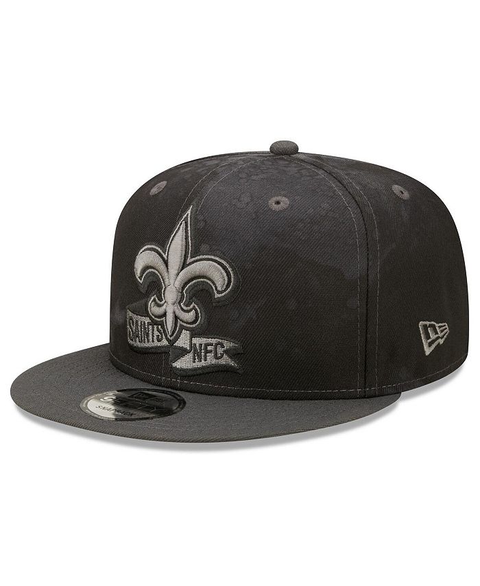 New Era Men's Black New Orleans Saints Ink Dye Tonal 2022 Sideline ...