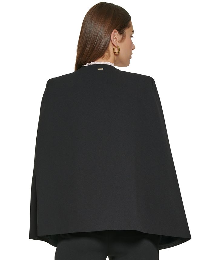 DKNY Women's Collarless Open-Front Cape-Sleeve Jacket - Macy's