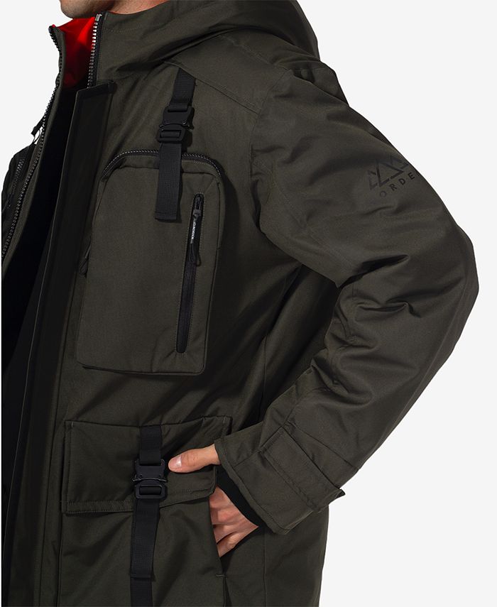 Norden Men's Gunner Hooded & Multi-Pocket Oxford Parka - Macy's
