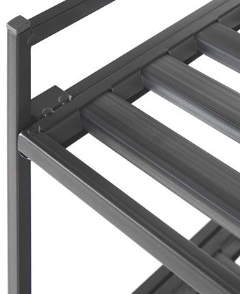 Seville Classics 3-Tier Stackable 9-Pair Resin Slat Shoe Rack - Macy's