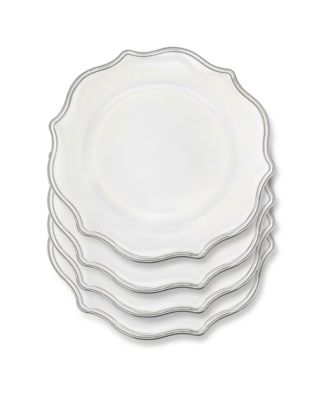 American Atelier Lacey Charger Plates 13" Set, 4 Pieces - Macy's
