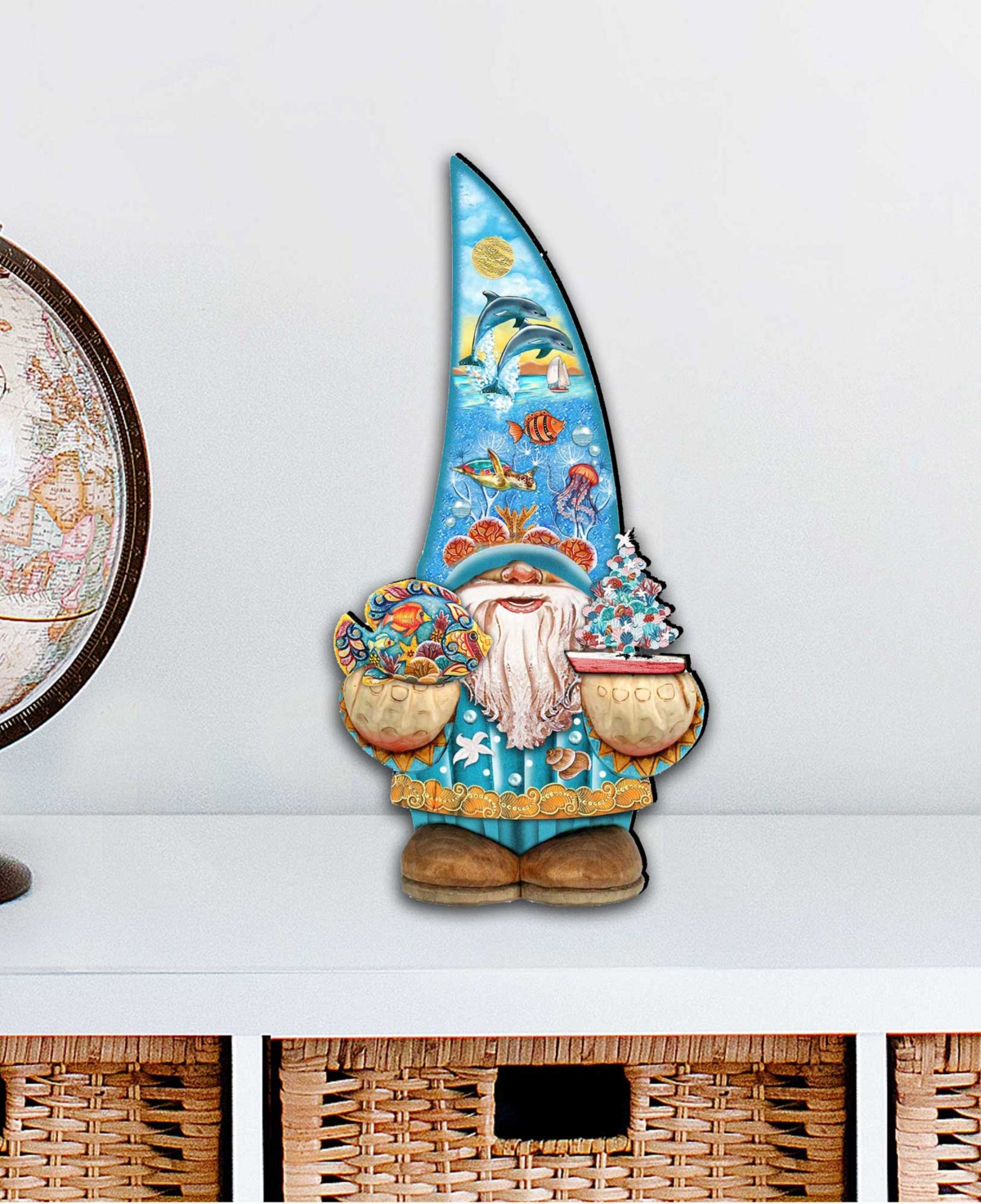 Click here for Designocracy Christmas Coastal Dwarf Holiday Outdo... prices