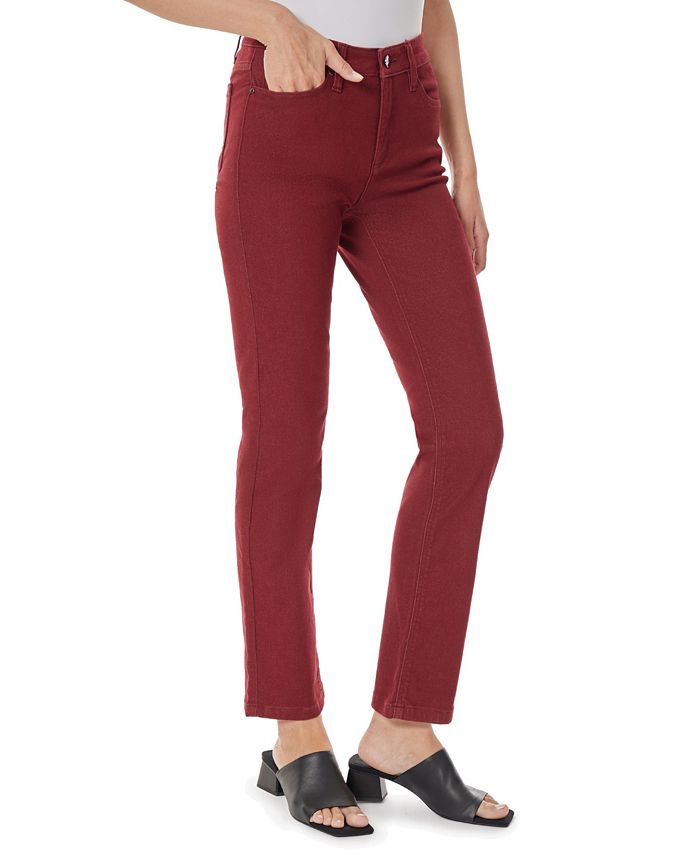 Jones New York Womens Lexington Straight Leg Jeans Macys