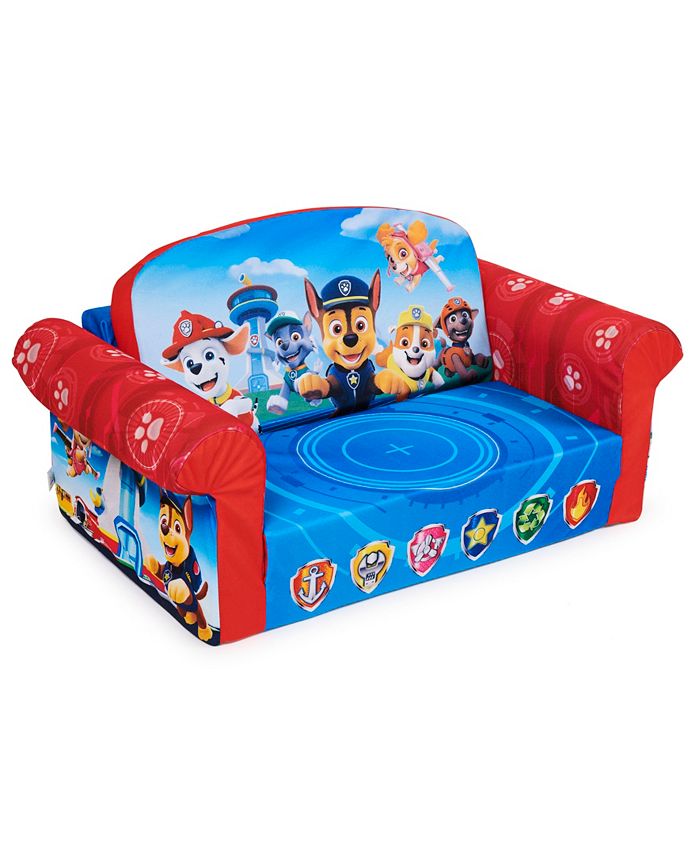 PAW Patrol Marshmallow Furniture, Childrens 2-in-1 Flip Open Foam ...