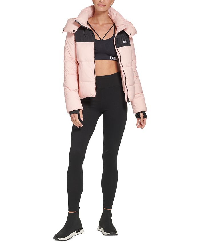 DKNY Women's Colorblock Puffer Jacket - Macy's