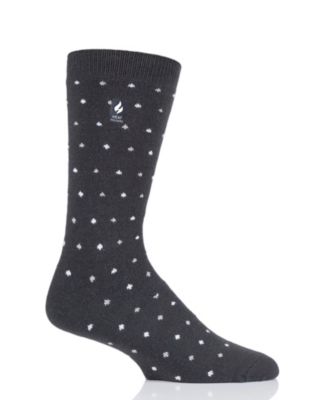 Heat Holders Men's Ultra Lite Shane Micro Pattern Crew Sock - Macy's
