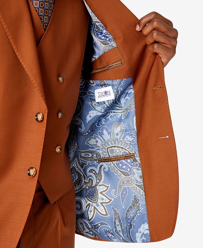 Tayion Collection Men's Classic-Fit Wool Blend Suit Jacket & Reviews ...