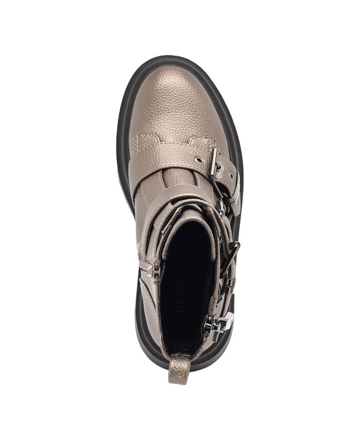 GUESS Women's Valicia Lug Sold Buckle Boots & Reviews - Boots - Shoes ...