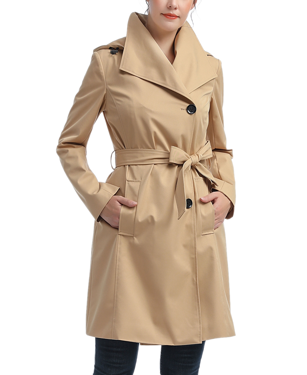 Click here for Kimi + Kai Womens Elsa Water-Resistant Hooded Tren... prices