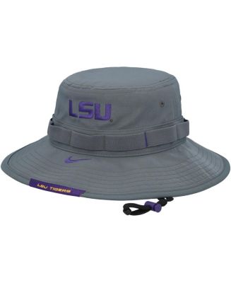 Men's Nike Gray LSU Tigers Boonie Performance Bucket Hat - Macy's