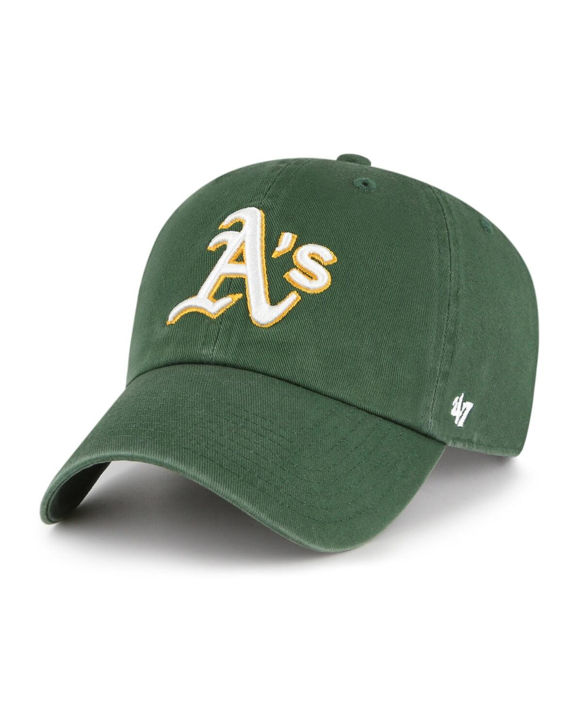 Click here for Mens 47 Brand Green Oakland Athletics Clean Up Adj... prices