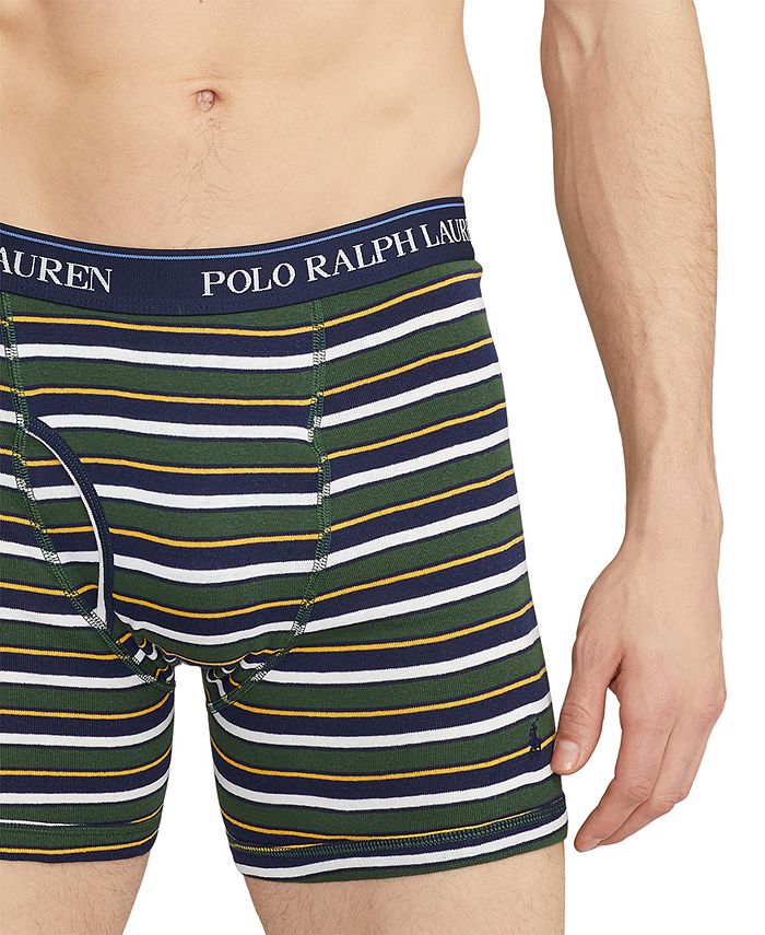 Polo Ralph Lauren Men's Classic-Fit Boxer Briefs, 3-Pack - Macy's